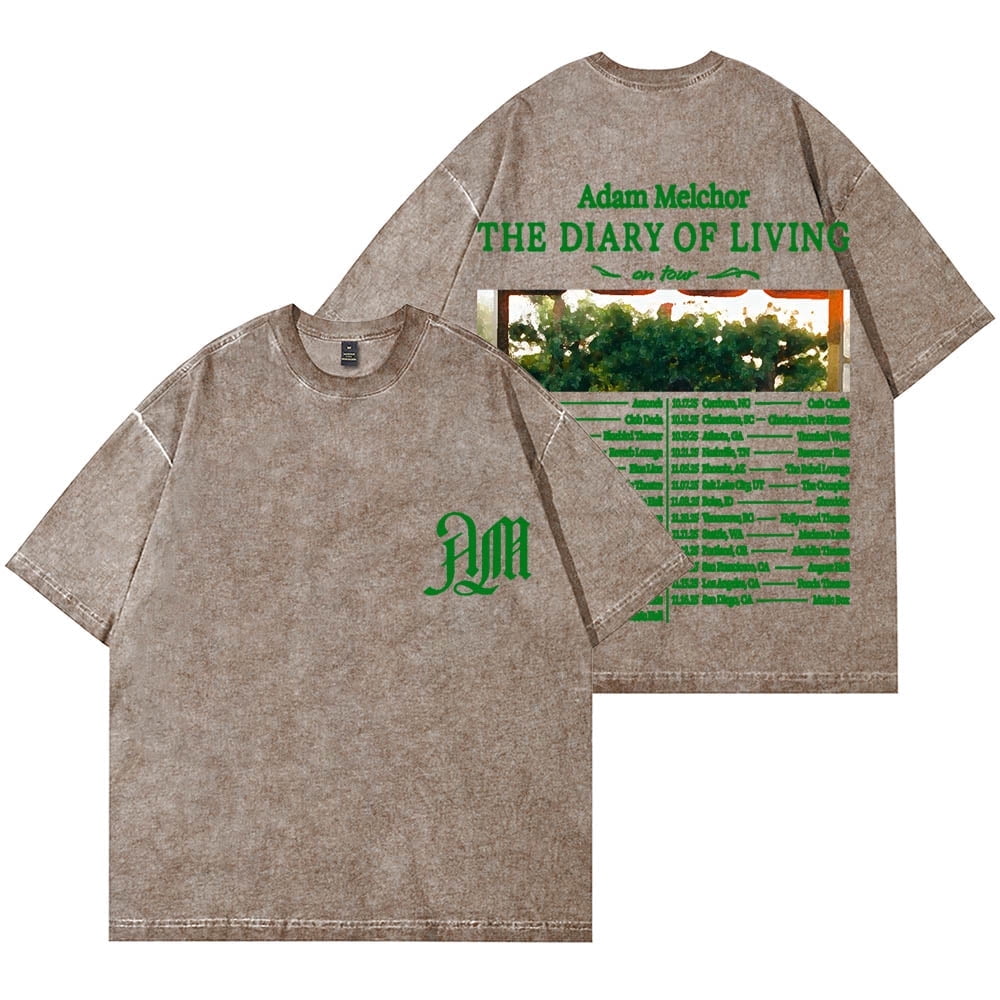 Adam Melchor The Diary Of Living Tour Merch Wash Men's and women's ...