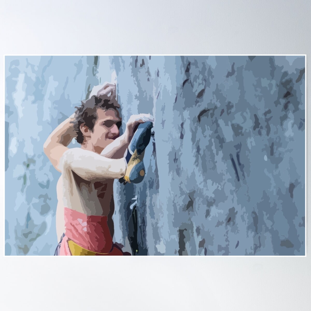 Adam Ondra Send Painting Poster, 24x36 UNFRAMED - Walmart.com