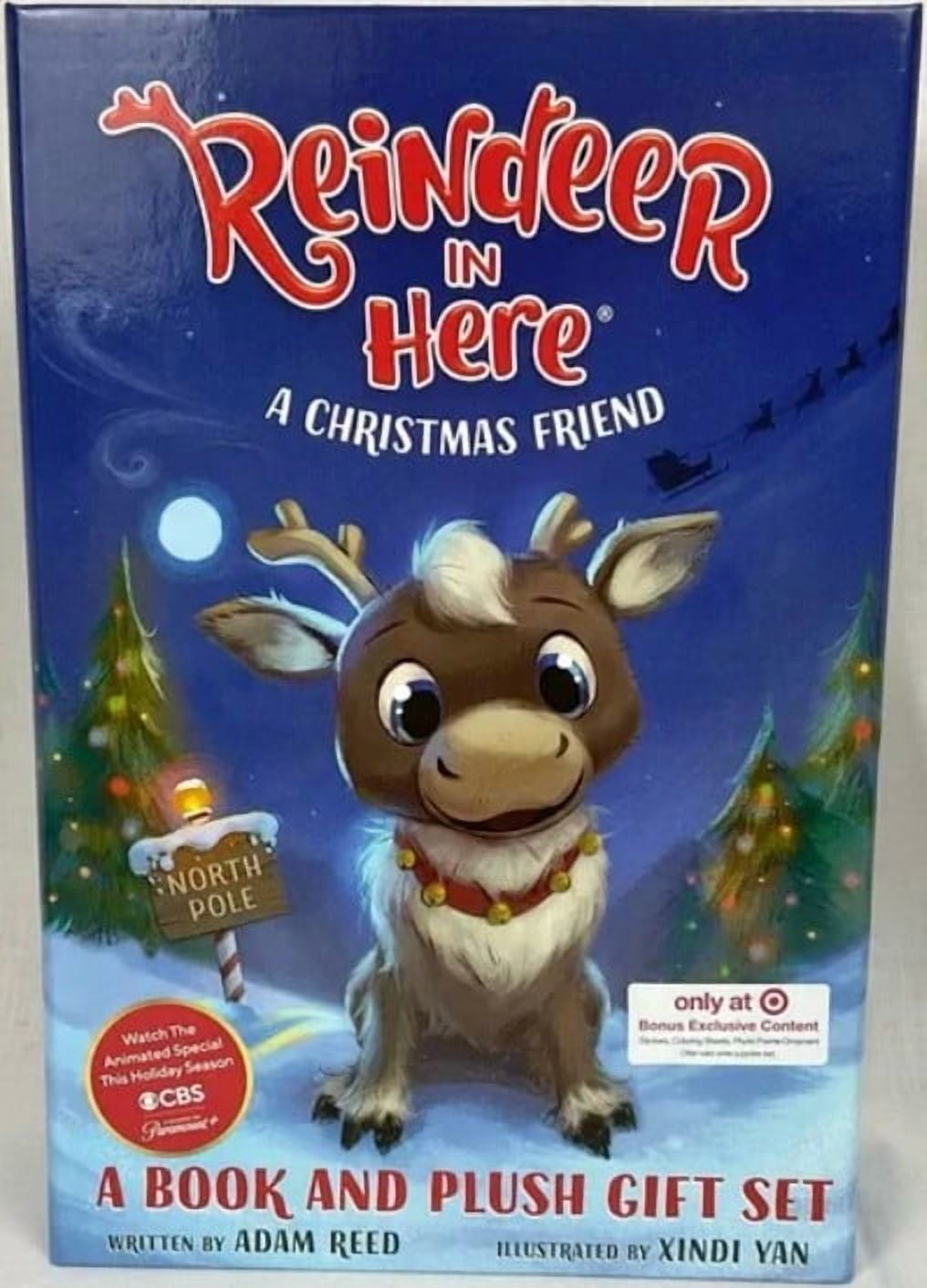 Holiday Book & Plush Set: Reindeer in Here - A Christmas Friend ...
