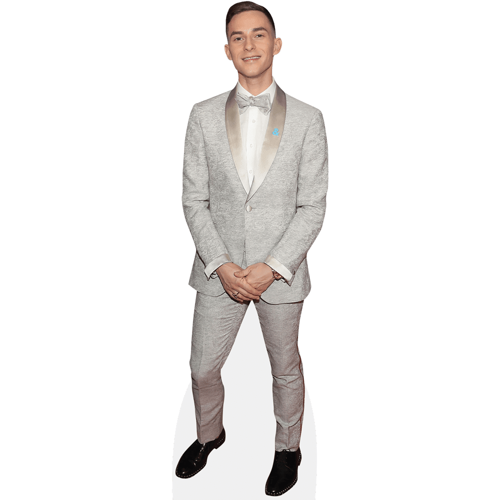 Adam Rippon (Grey Suit) Life Size Cutout. Standee. - Walmart.com