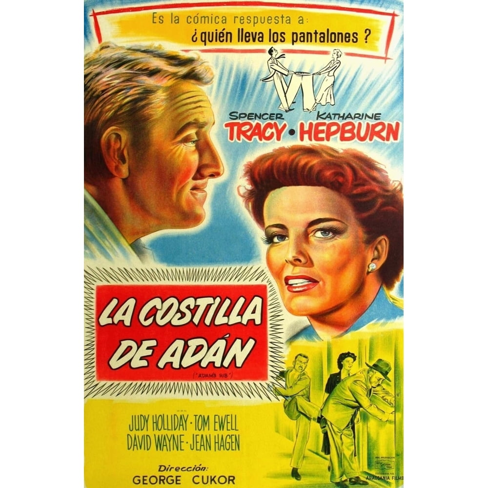 Adam'S Rib Movie Poster Masterprint - Walmart.com