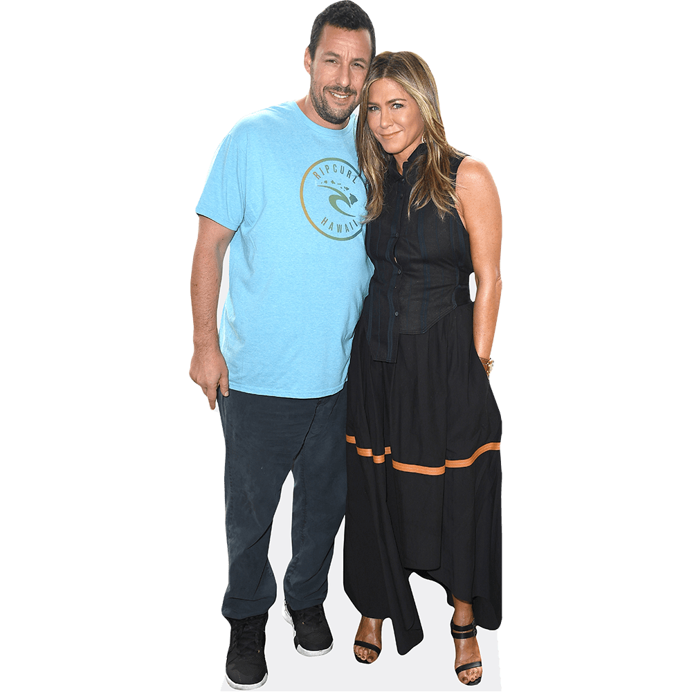 Adam Sandler And Jennifer Aniston (Duo 1) Mini Celebrity Cutout Standee ...
