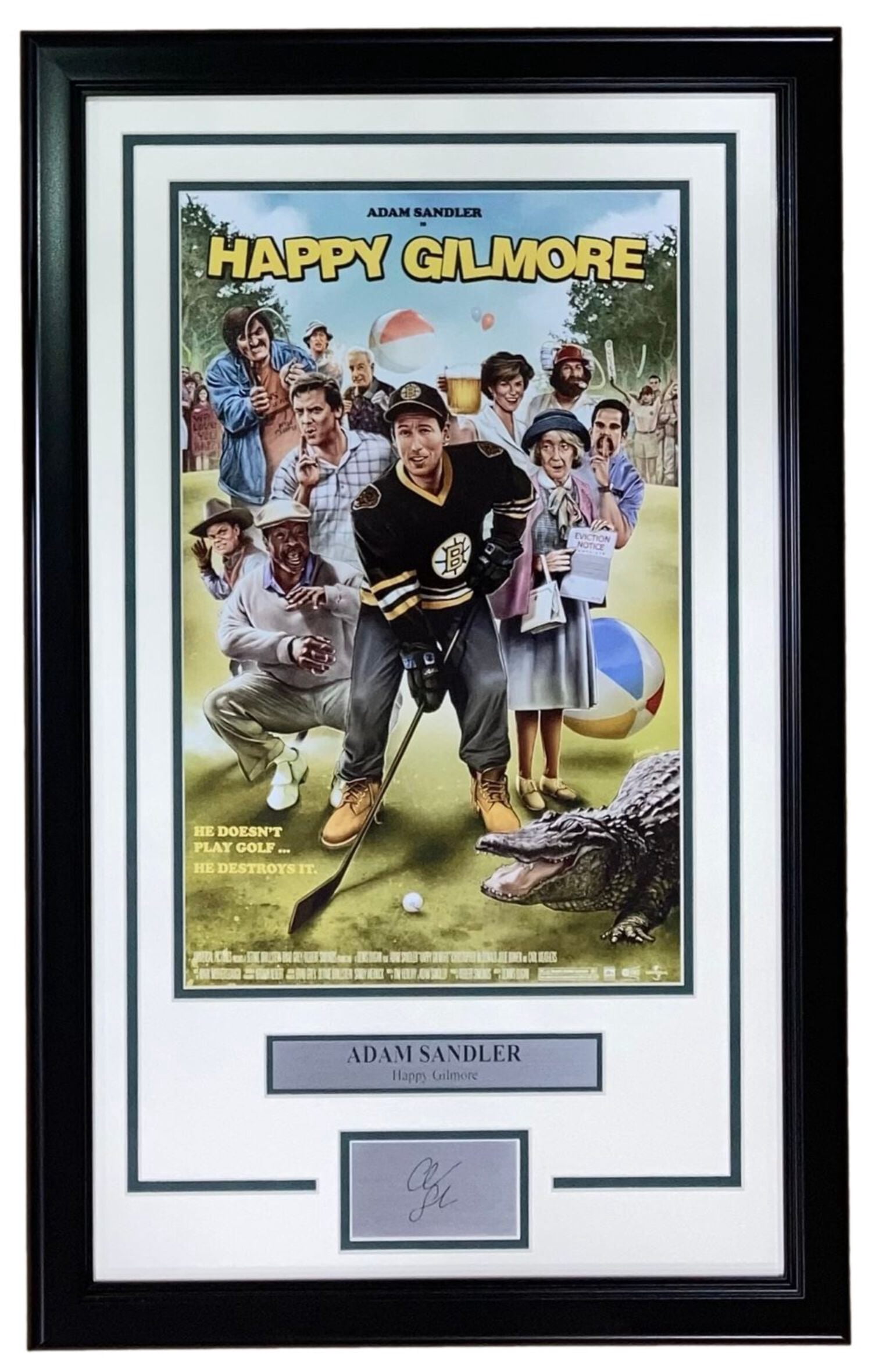 Adam Sandler Framed 11x17 Happy Gilmore Photo w/ Laser Engraved ...