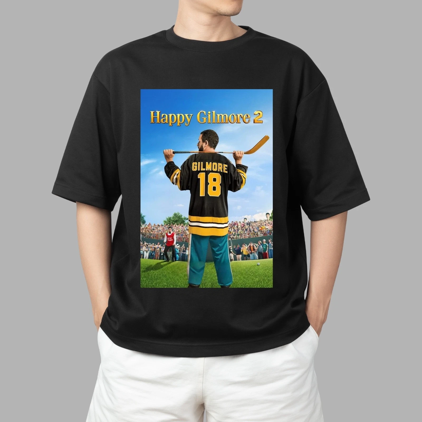 Adam Sandler Happy Gilmore 2 Shirt, Happy Gilmore Golf Shirts - Walmart.com