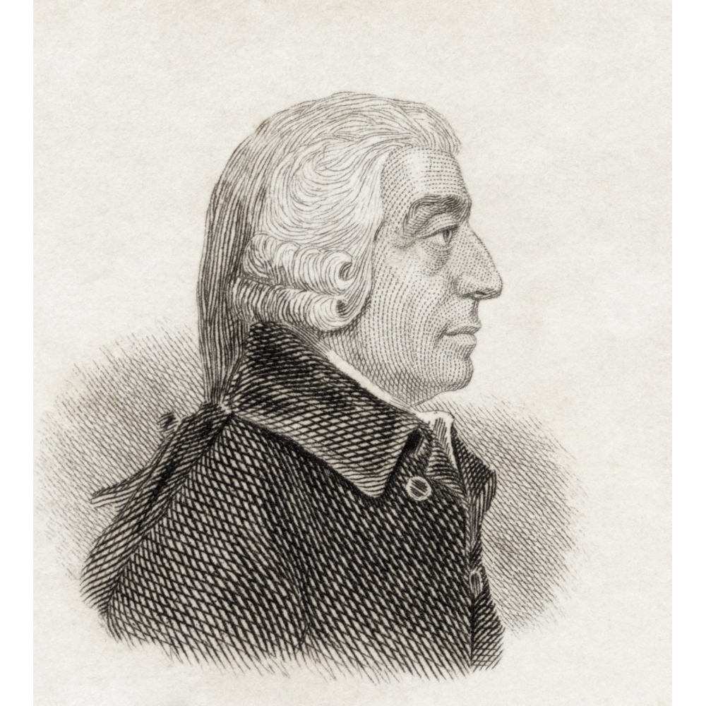 Adam Smith C.1723 To 1790. Scottish Social Philosopher And Pioneer Of ...