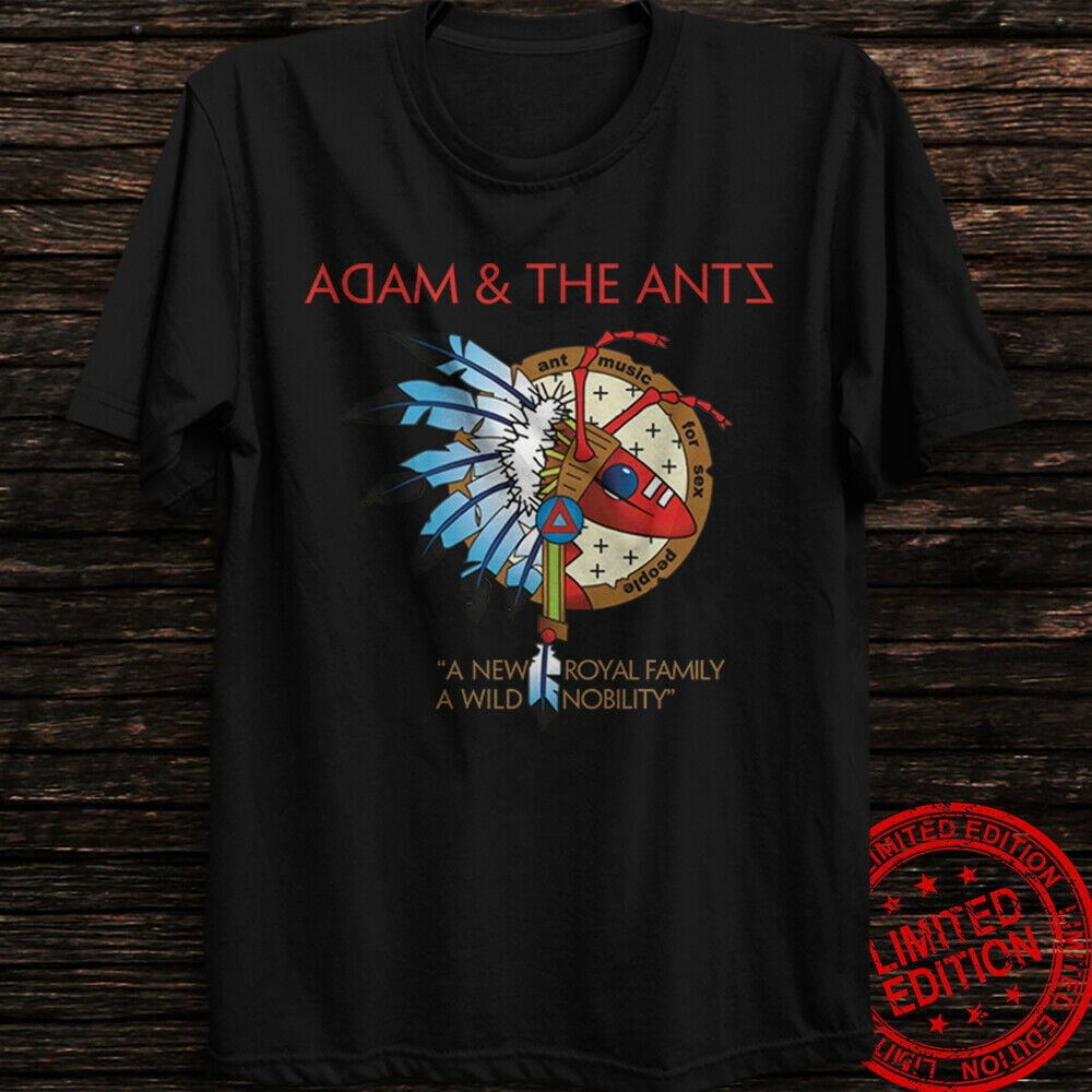 Adam & The Ants Rock Band TShirt Adam Ant Kings of the Wild Frontier ...