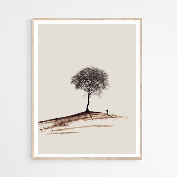 Adam and Forbidden Tree Modern Jesus Bible Wall Art Bible Sketch Boho ...