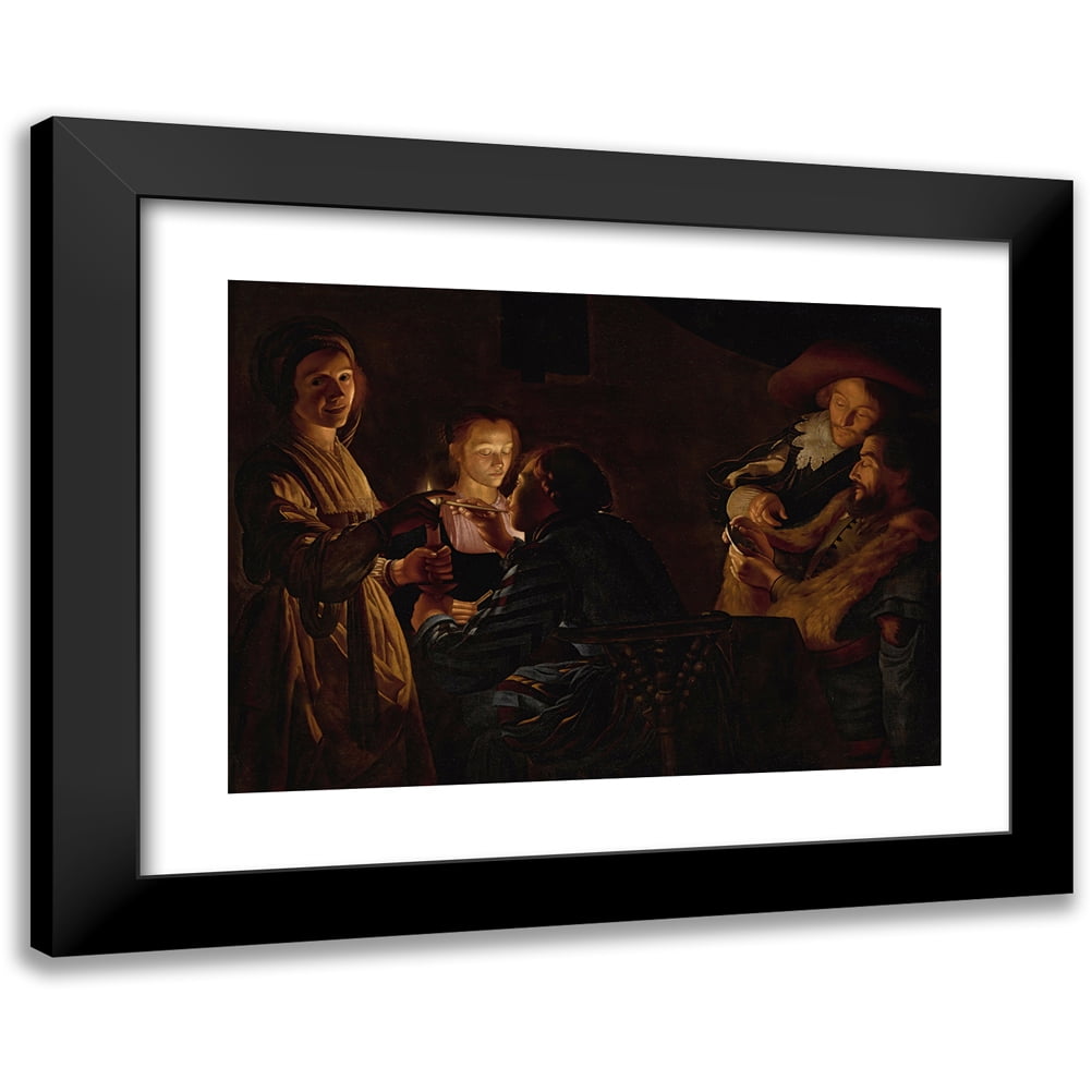 Adam de Coster 14x11 Black Modern Framed Museum Art Print Titled - Card ...
