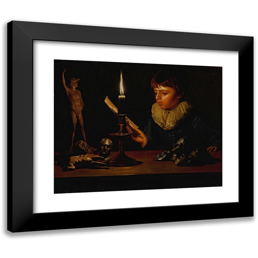 Adam de Coster 18x15 Black Modern Framed Museum Art Print Titled - Boy ...