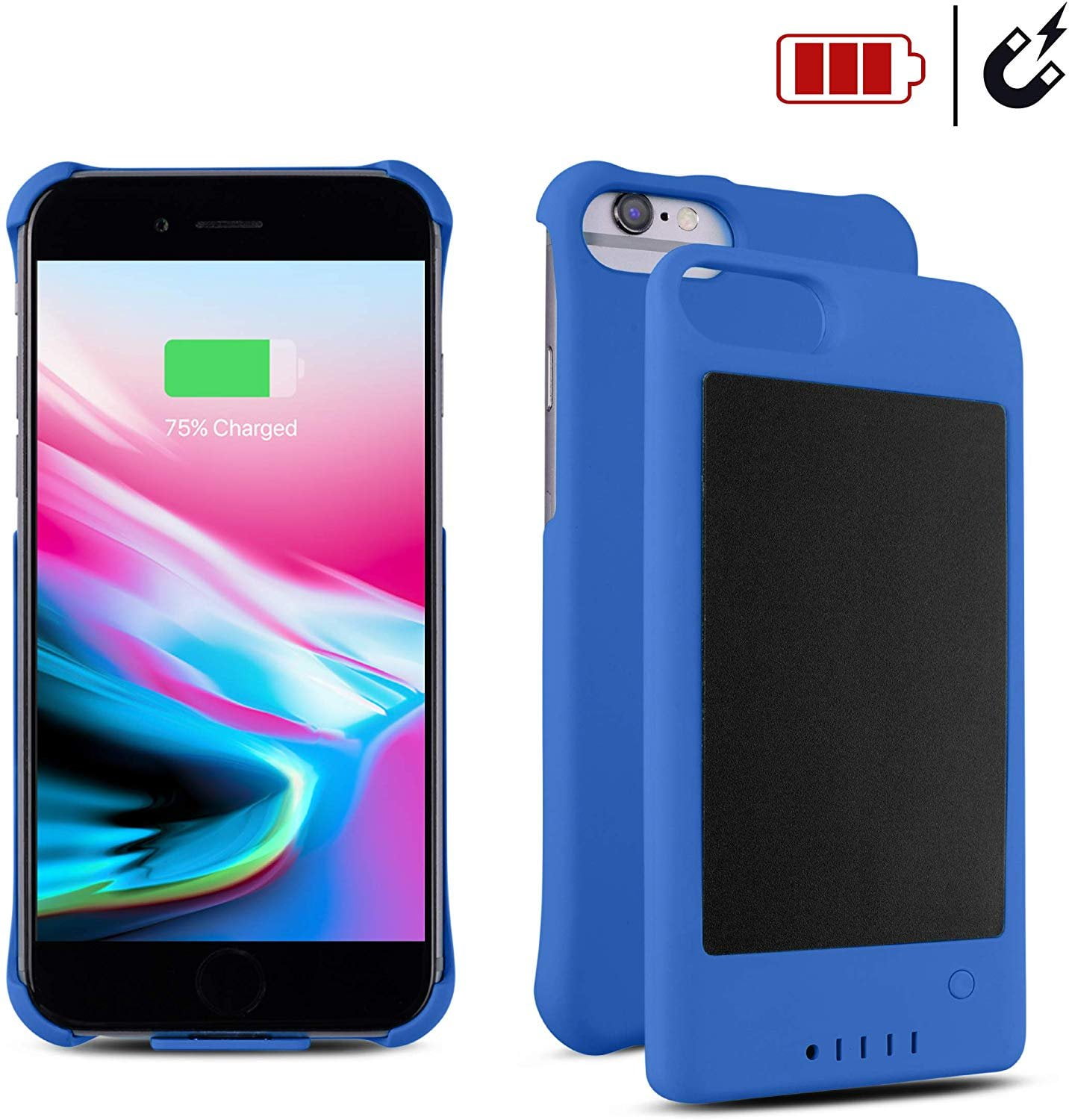 Adam iPhone 6/7/8 Protective Case/Extended Battery Solar Powered ...