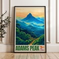 Adam's Peak Travel Print, Sri Lanka Hiking Art Print Unframed Paper ...