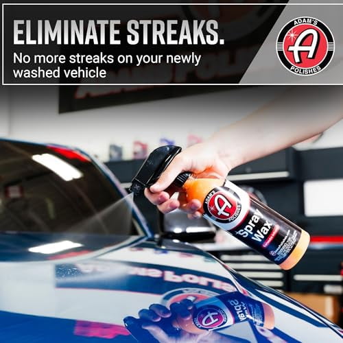 Adam's Polishes Spray Wax Kit - Advanced Carnauba Car Wax | Car Spray ...