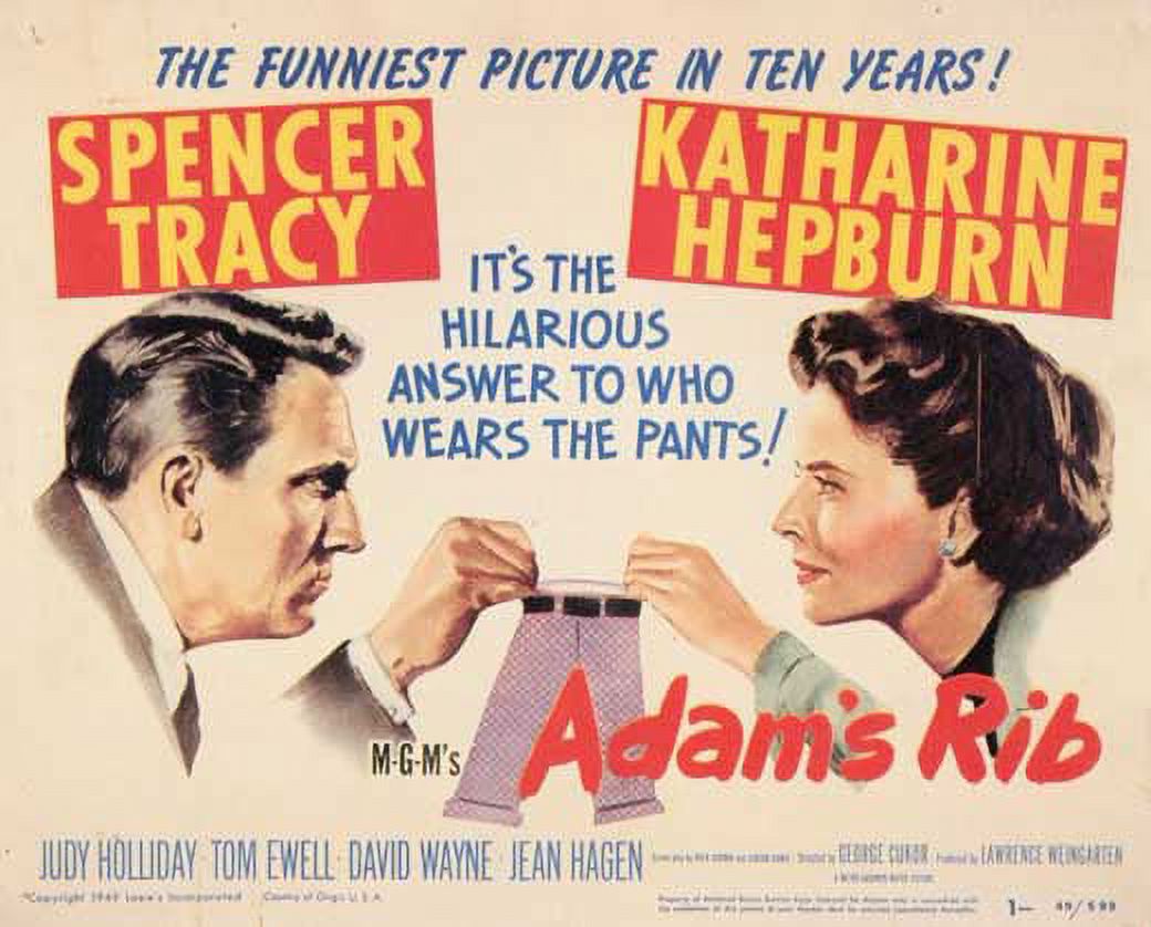 Adam's Rib - movie POSTER (Style A) (11" x 14") (1949) - Walmart.com