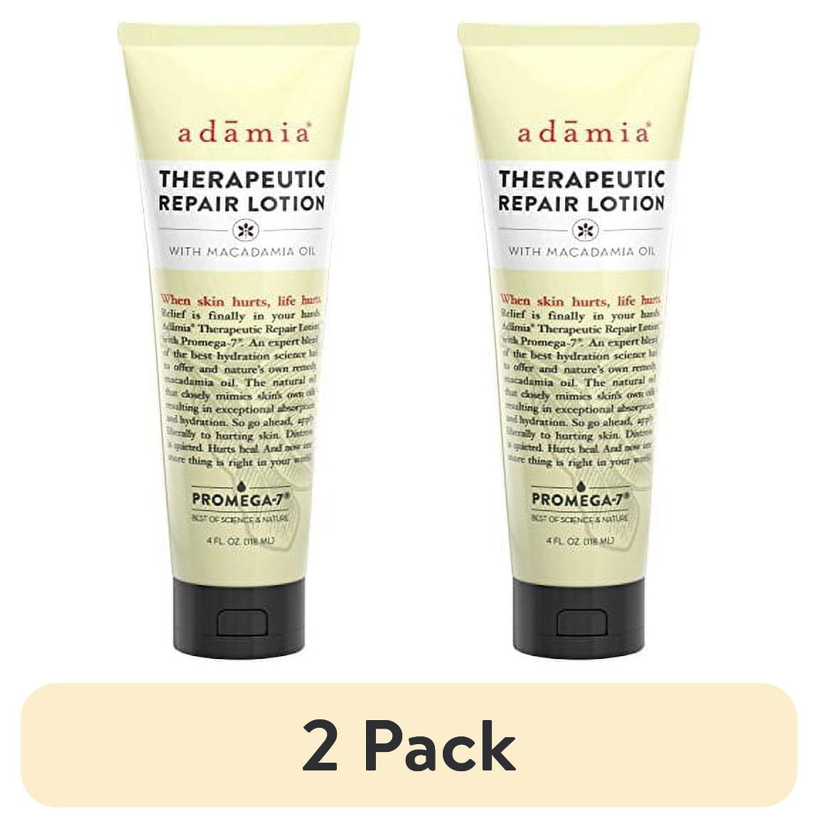 (2 pack) Adamia Therapeutic Repair Lotion with Macadamia Nut Oil and Promega-7, 4 Ounce Tube ...