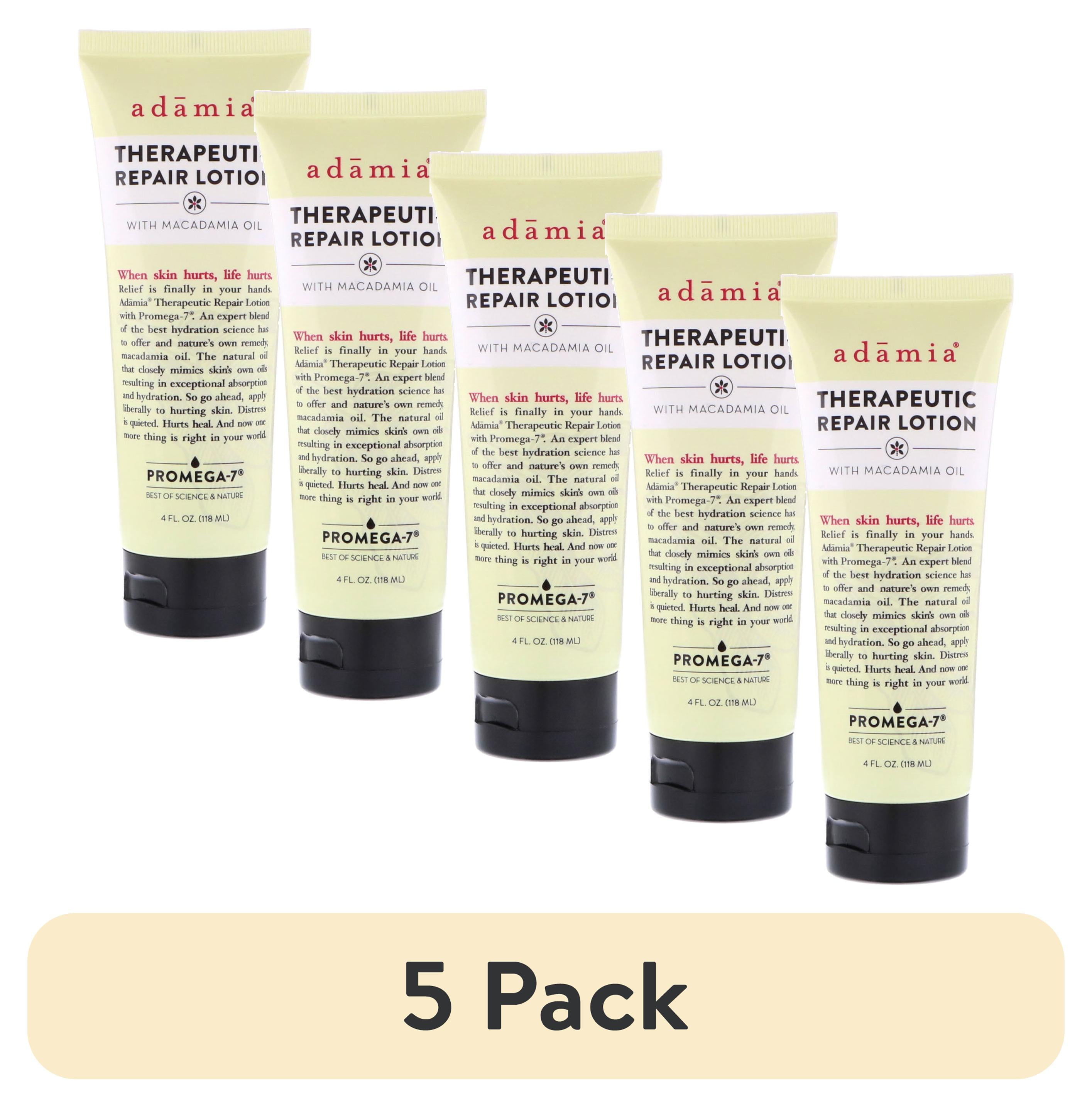 (5 pack) Adamia Therapeutic Repair Lotion with Macadamia Oil, 4 fl oz (118 ml) - Walmart.com