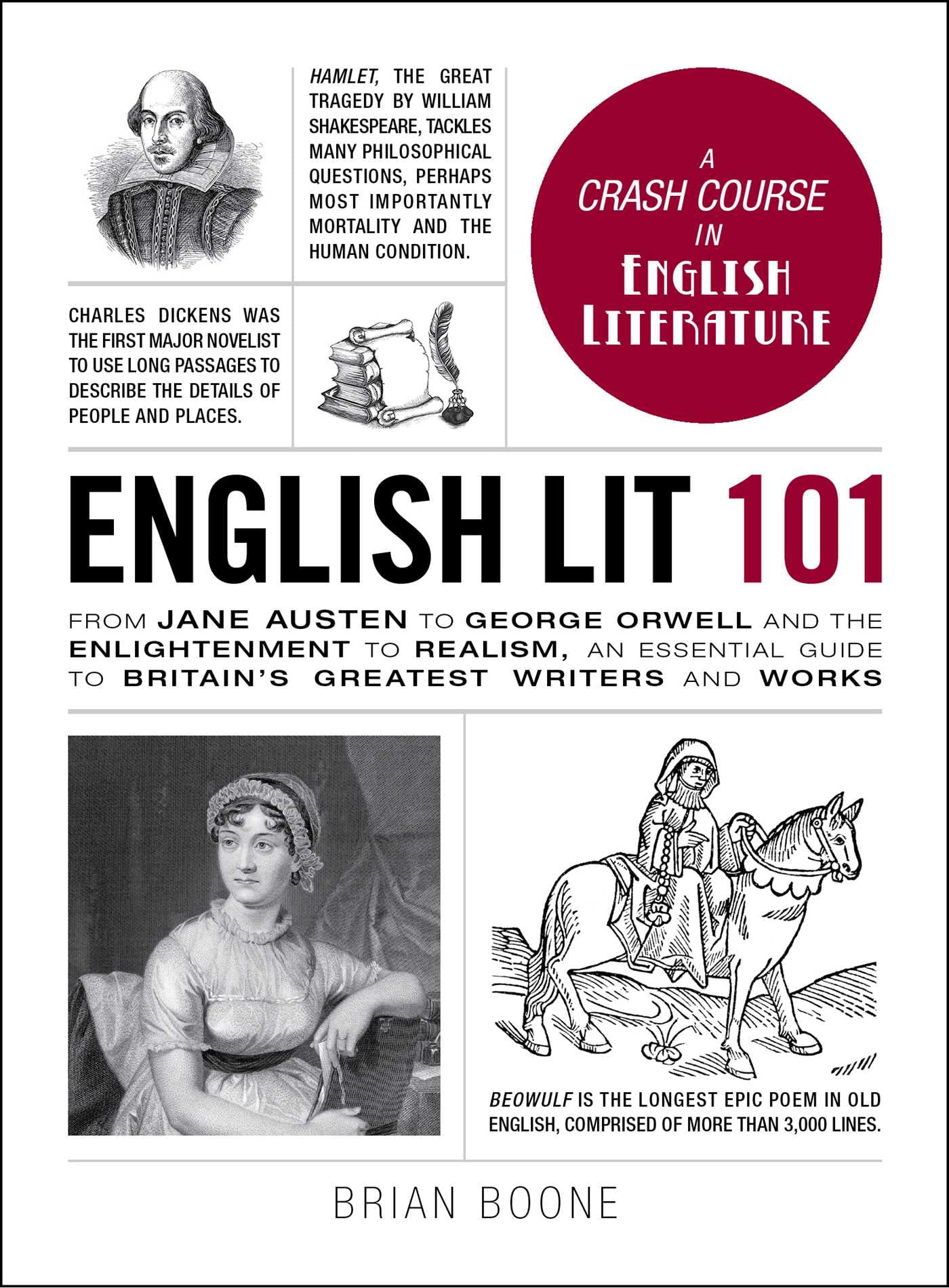 Adams 101 Series: English Lit 101 : From Jane Austen to George Orwell ...