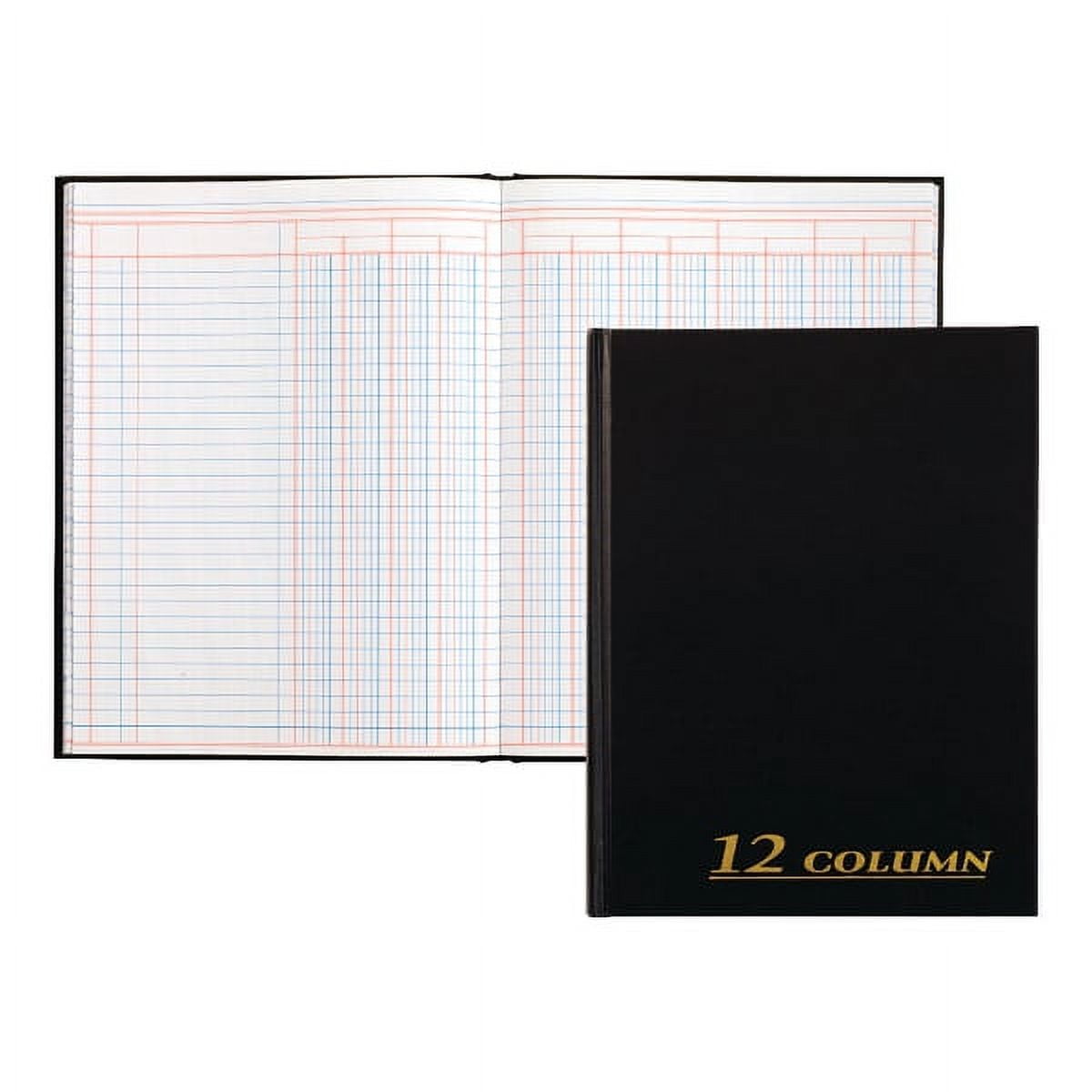 Adams® 12-Column Account Record Book, 7" x 9 1/4", Black - Walmart.com