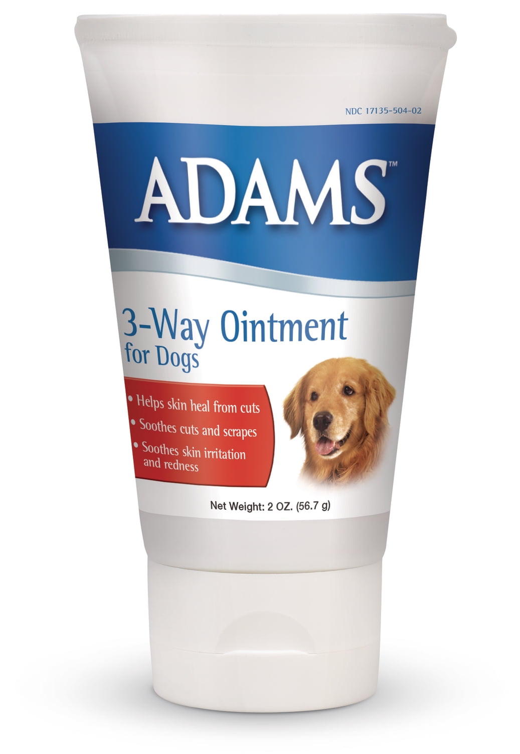 Adams Hot Spot Pet Cream, 3-Way Ointment Medication Treatment for Dogs ...