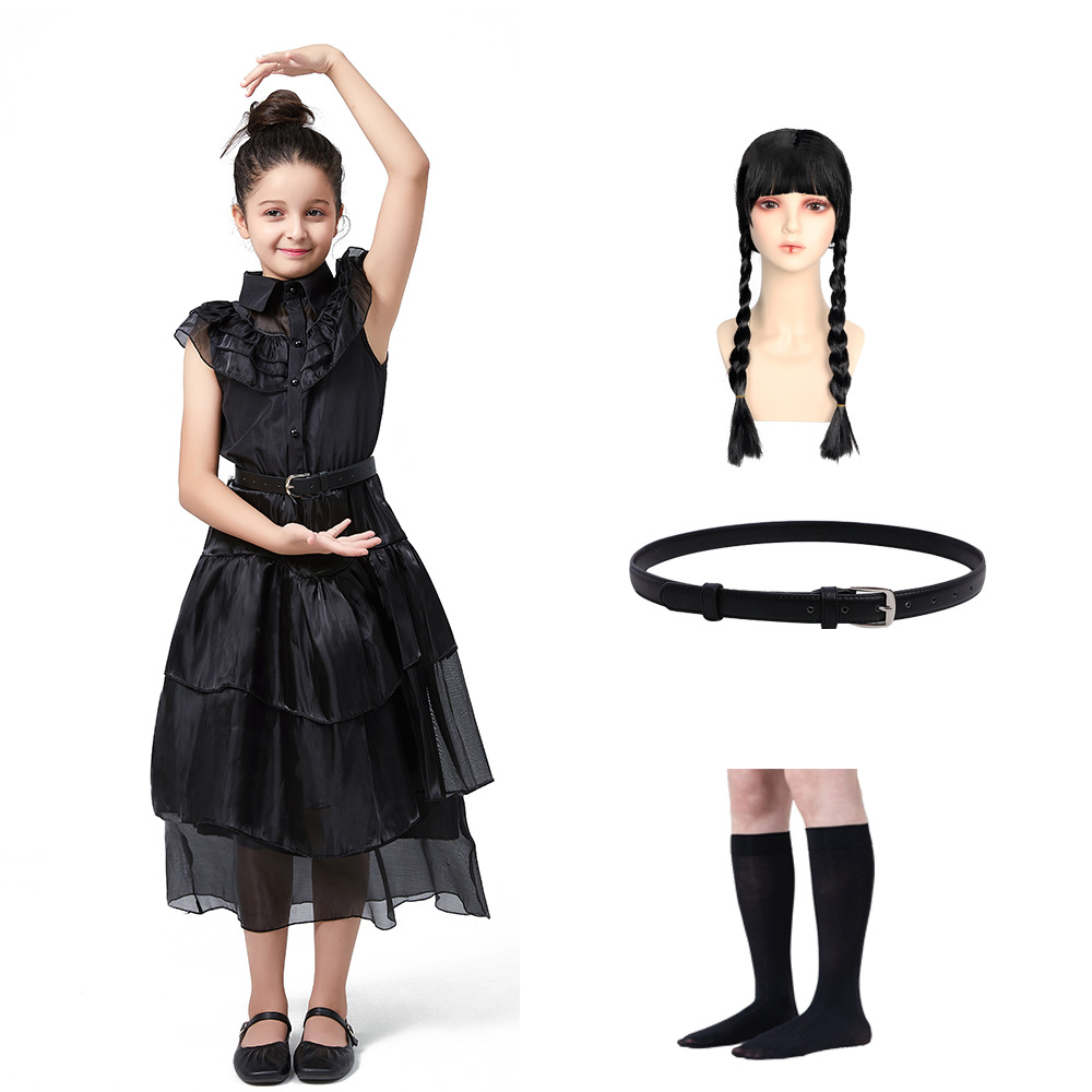 Adams A cos Dress Sauce Skirt Wednesday Adams Black Sauce Skirt Adams ...
