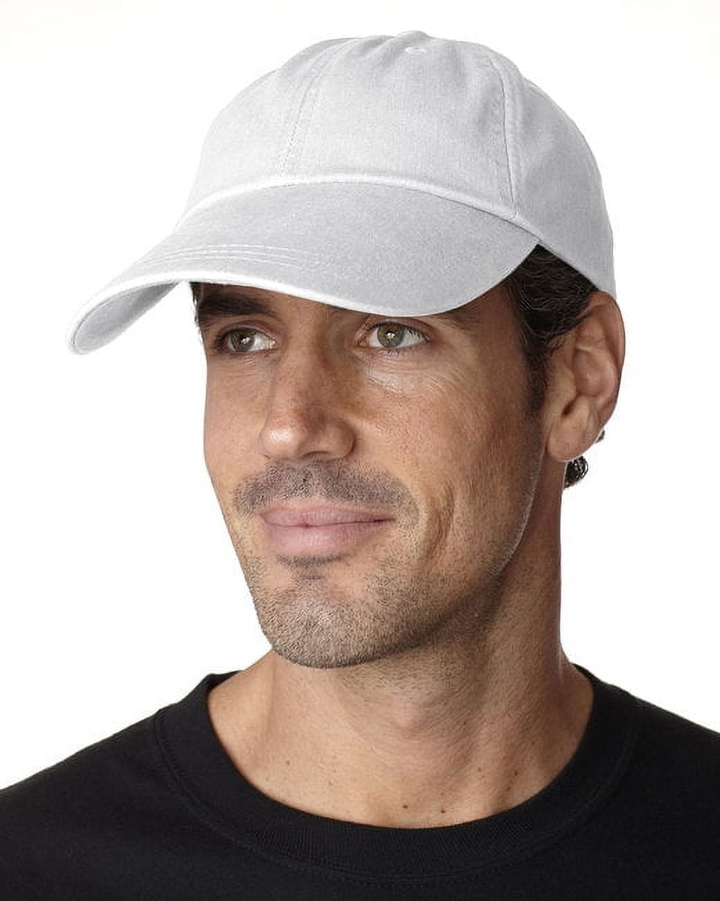 Adams ACSB101 Cotton Twill Pigment-Dyed Sunbuster Cap - White - Walmart.com