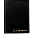 Adams ARB8002M Account Book, 2 Column, Black Cover, 80 Pages, 7 X 9 1/4 ...