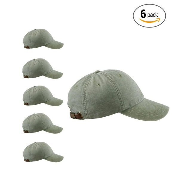 Adams Ad969 Optimum Pigment Dyed-Cap, Pack Of 6 - Walmart.com
