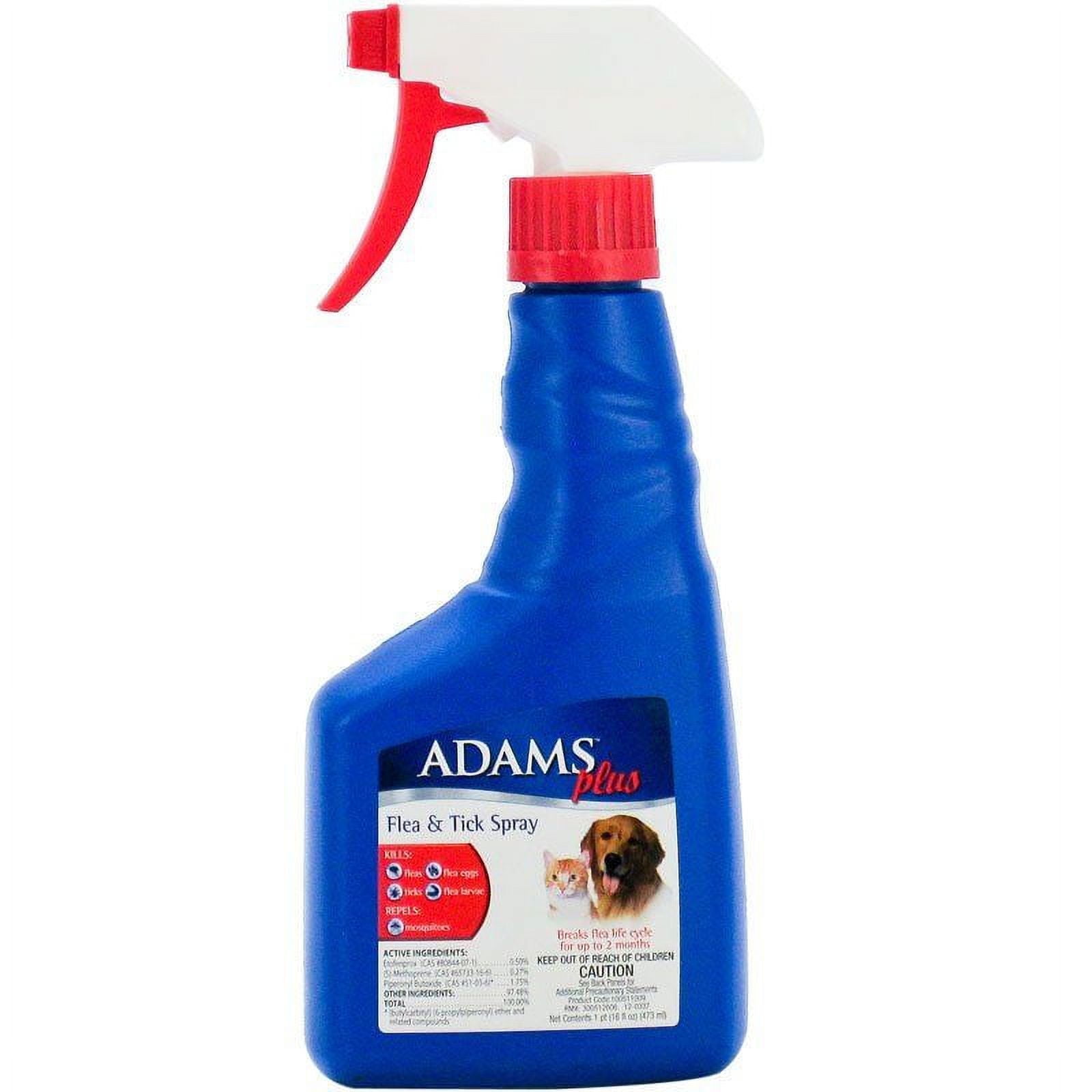 Adams Adams Flea & Tick Spray Plus Precor 16 oz Pack of 4 - Walmart.com