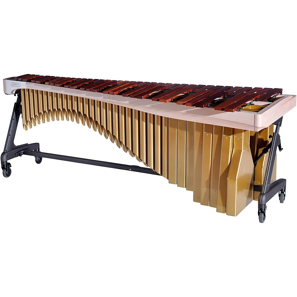 Adams Alpha Rosewood Marimba w/Apex Frame - White Wash/Gold 5 Octave ...