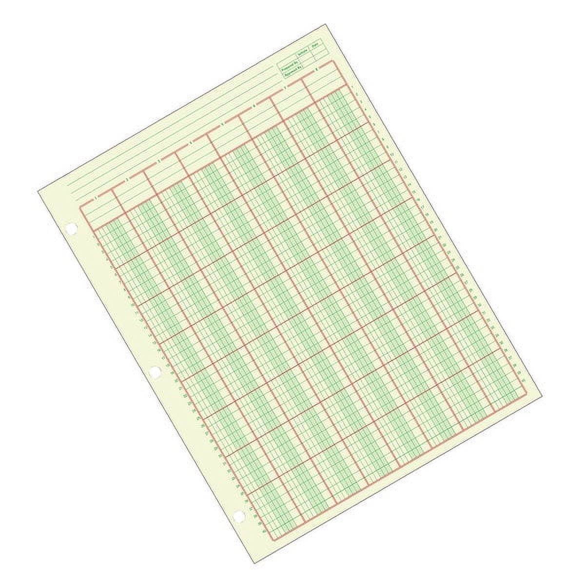 Adams® Analysis Pad, 8 1/2" x 11", 100 Pages (50 Sheets), 8 Columns ...