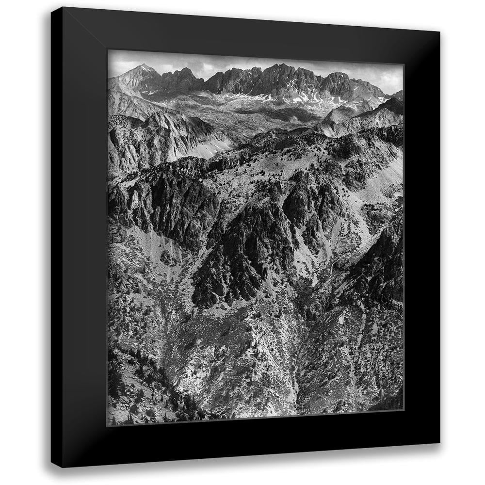 Adams, Ansel 12x14 Black Modern Framed Museum Art Print Titled - North ...