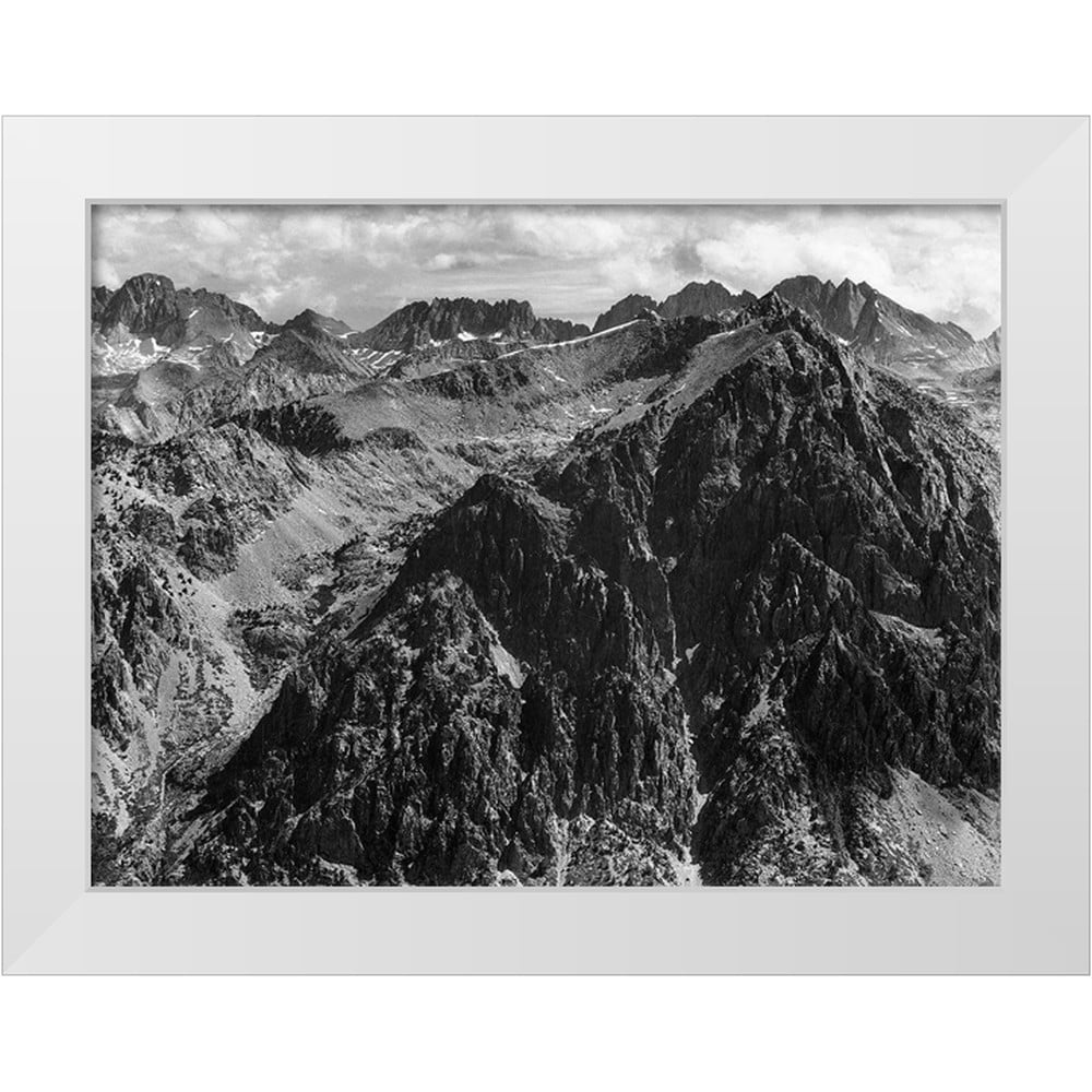 Adams, Ansel 14x12 White Modern Wood Framed Museum Art Print Titled ...