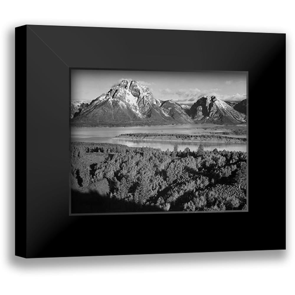 Adams, Ansel 18x15 Black Modern Framed Museum Art Print Titled - View toward Mount Moran, Grand ...