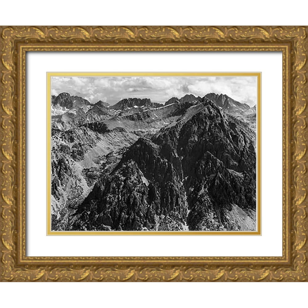 Adams, Ansel 18x15 Gold Ornate Wood Framed with Double Matting Museum ...