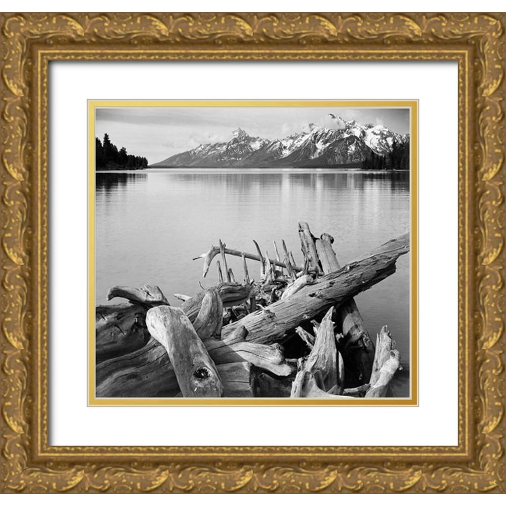 Adams, Ansel 21x20 Gold Ornate Wood Framed with Double Matting Museum ...