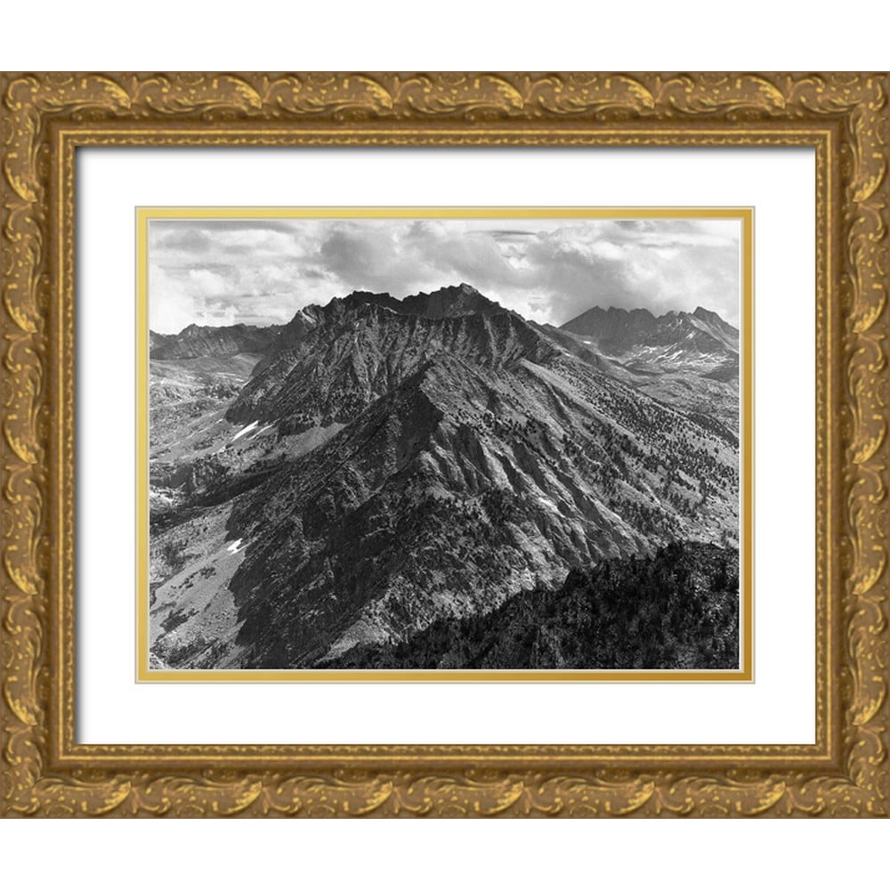 Adams, Ansel 24x19 Gold Ornate Wood Framed with Double Matting Museum ...