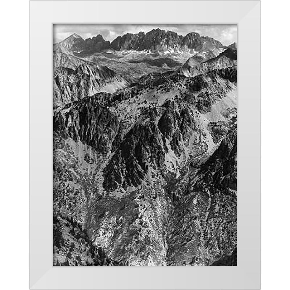 Adams, Ansel 25x32 White Modern Wood Framed Museum Art Print Titled ...