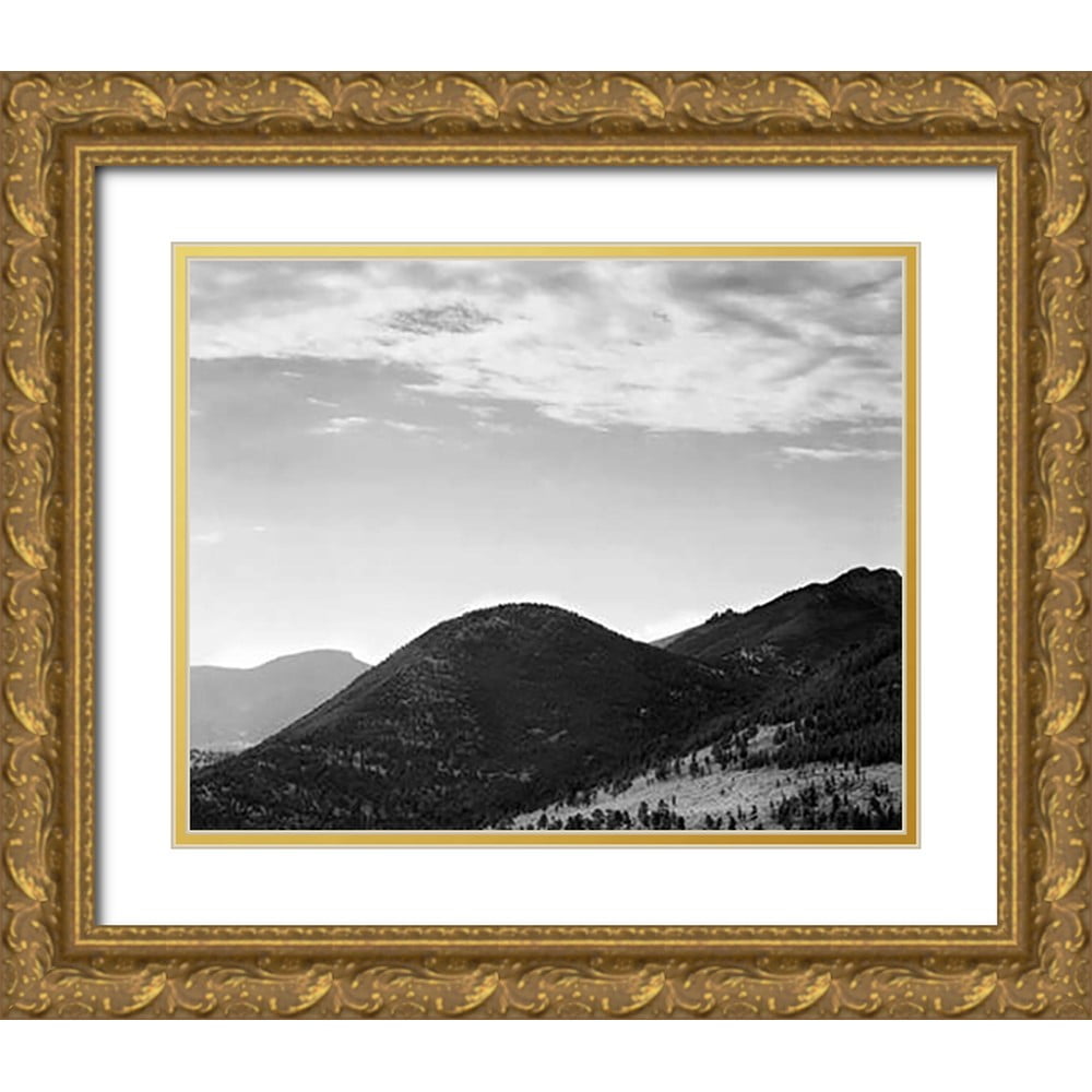 Adams, Ansel 32x26 Gold Ornate Wood Framed with Double Matting Museum ...