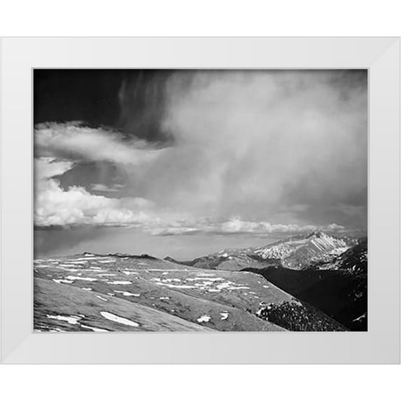 Adams, Ansel 32x26 White Modern Wood Framed Museum Art Print Titled ...