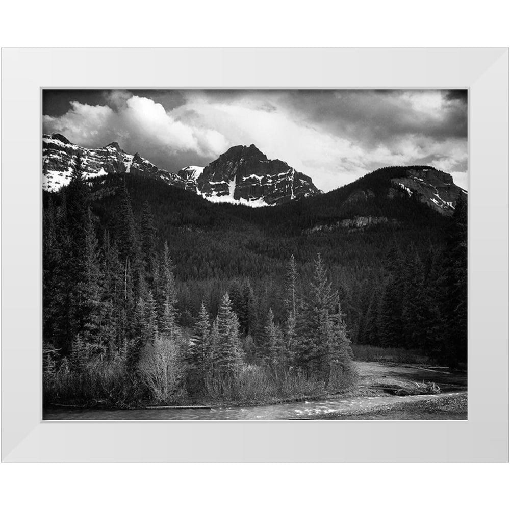Adams, Ansel 32x26 White Modern Wood Framed Museum Art Print Titled ...