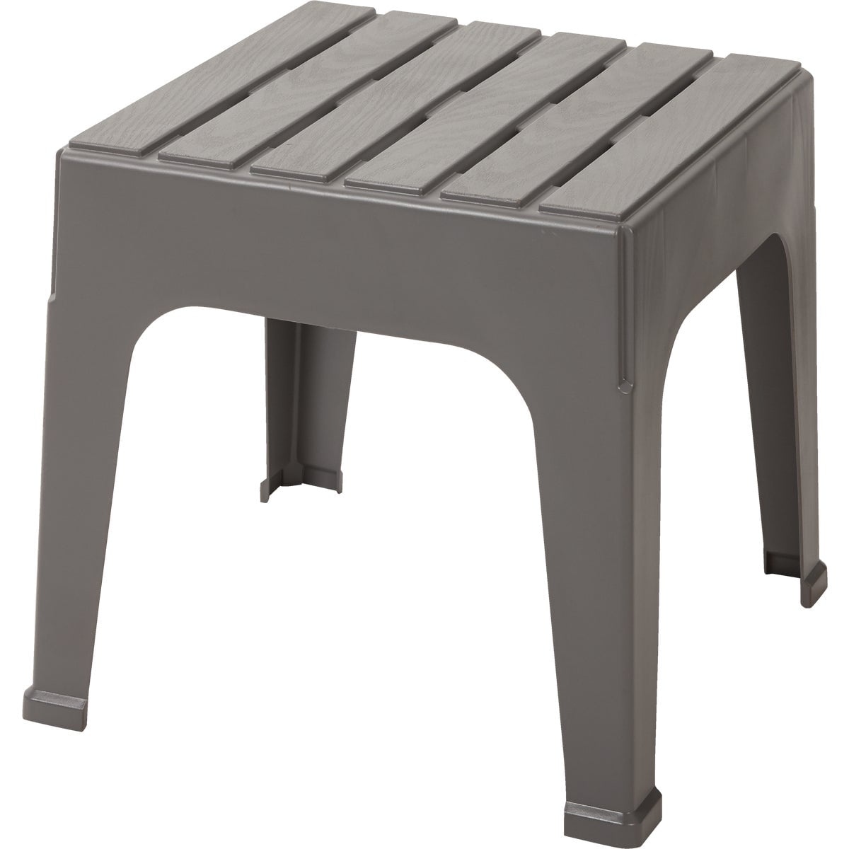"Adams Outdoor Patio Plastic Resin Stackable Side Table, Big Easy ...
