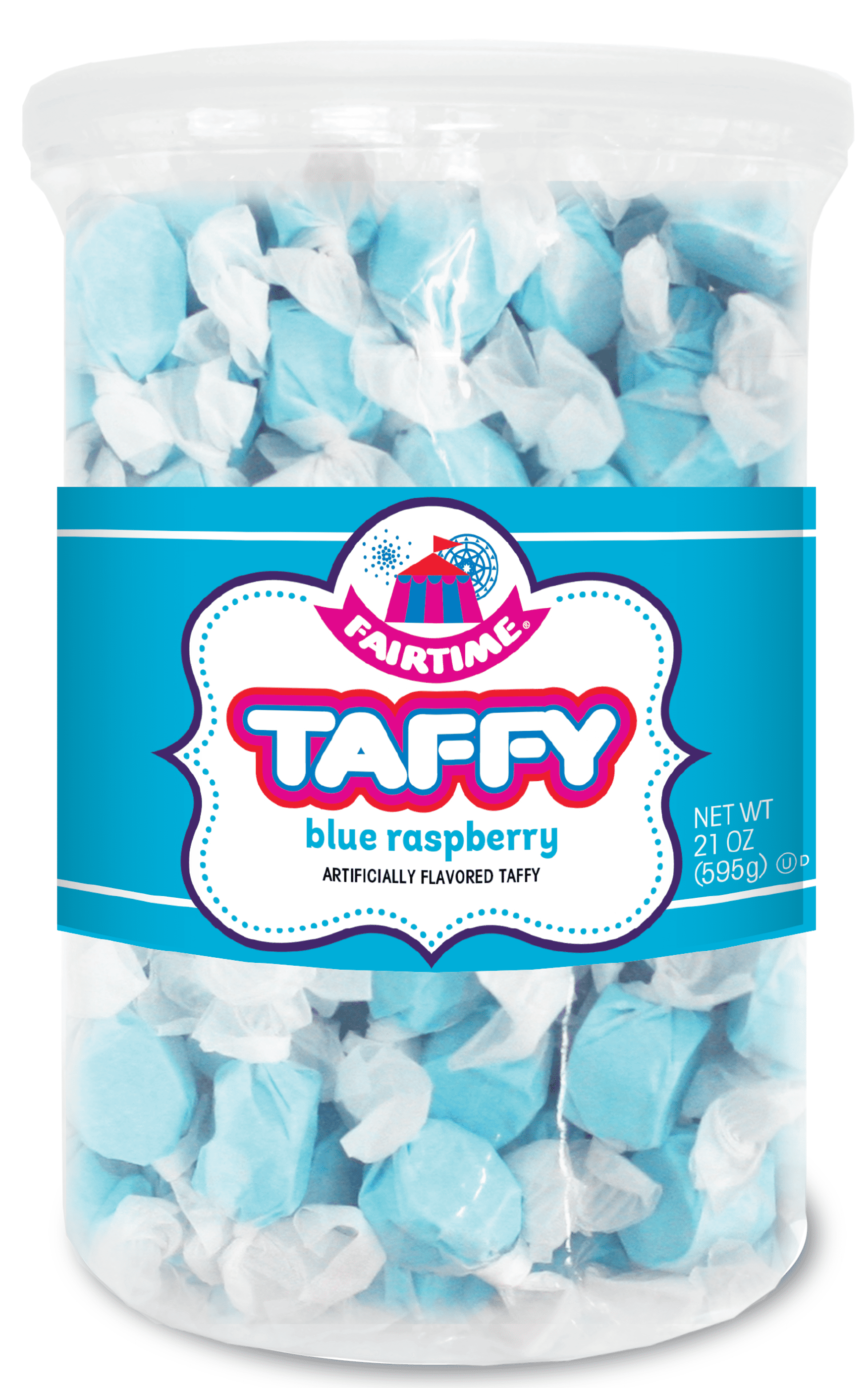 Adams & Brooks Fairtime Taffy – Bulk Blue Candy for Candy Buffets, Blue ...