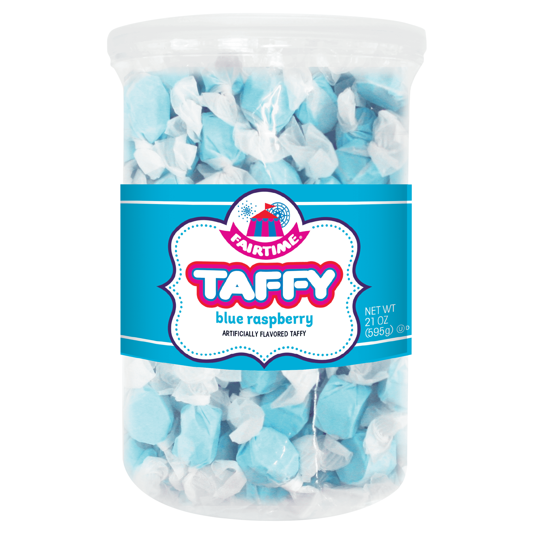 Adams & Brooks Fairtime Taffy Bulk Blue Candy for Candy Buffets, Blue ...