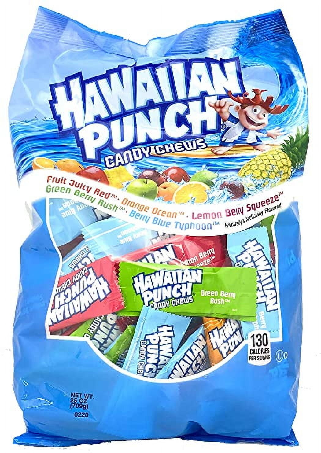 Adams & Brooks, Inc. Hawaiian Punch Candy Chews Fruity Chewy Candy, 5 ...