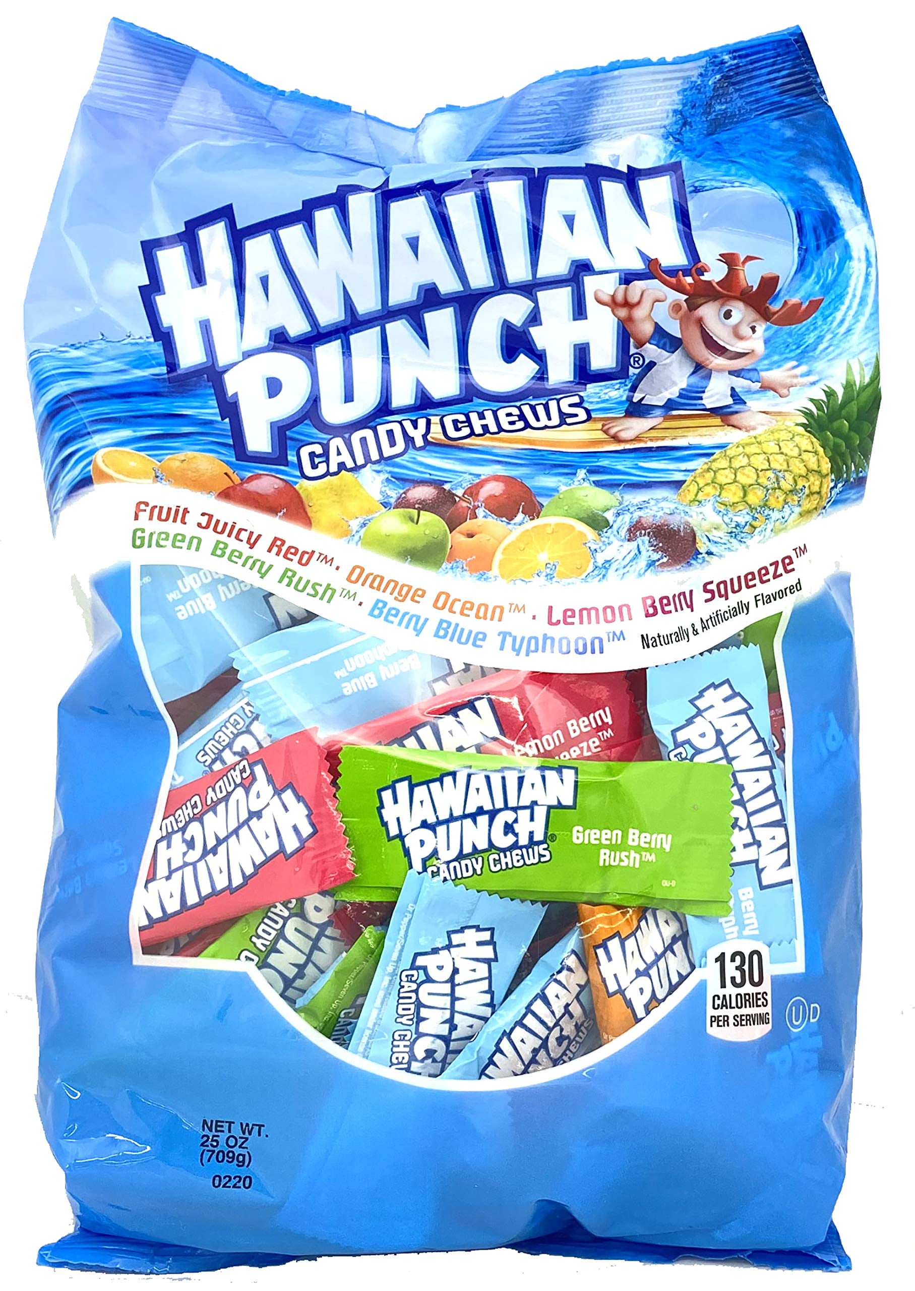 Adams & Brooks, Inc. Hawaiian Punch Candy Chews Fruity Chewy Candy, 5 ...
