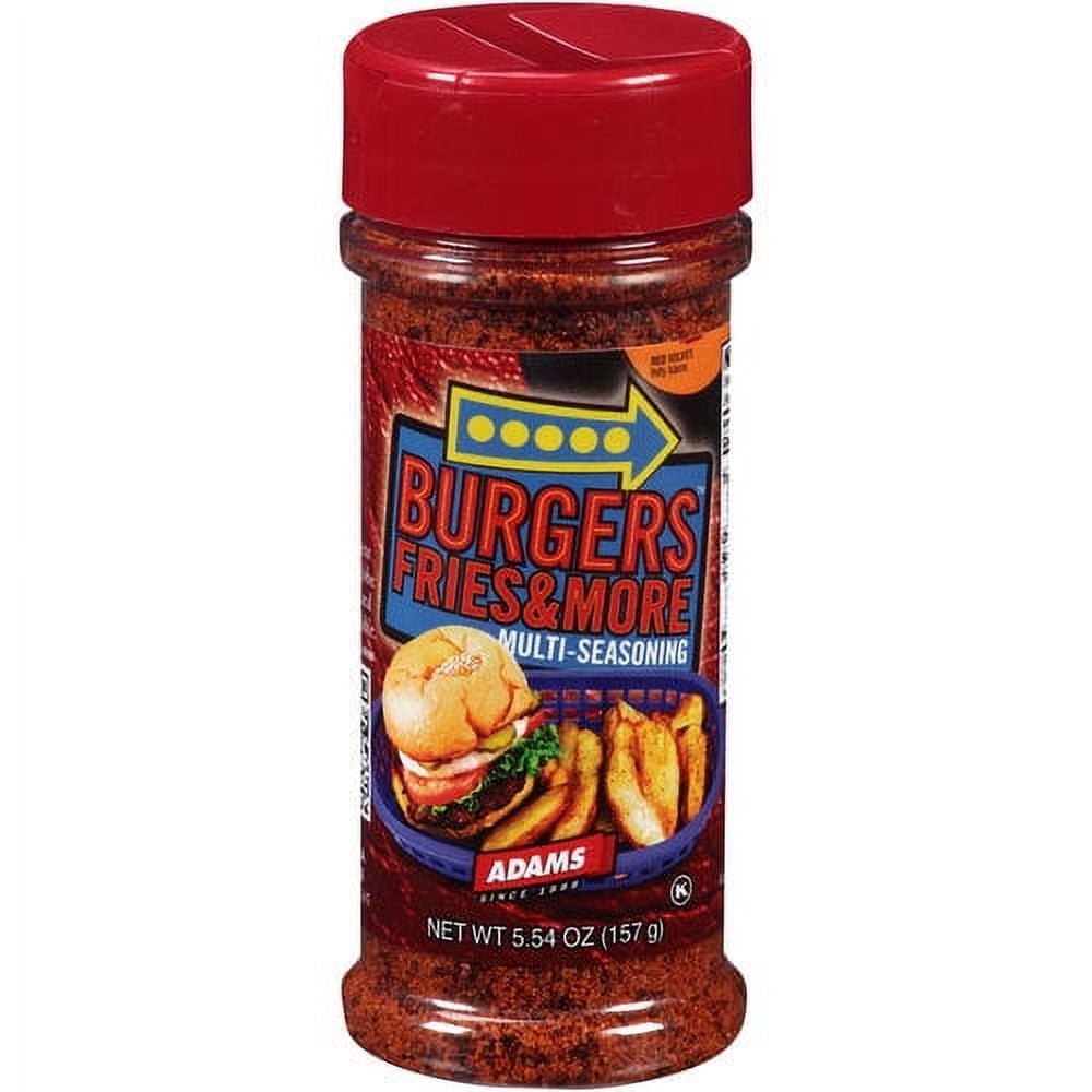 Adams Burgers, Fries & More Multi-Seasoning, 5.54 oz - Walmart.com