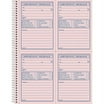 Adams 6-Ring Ledger Binder Refill Sheets, 5x8.5, Green/White, 100 ...