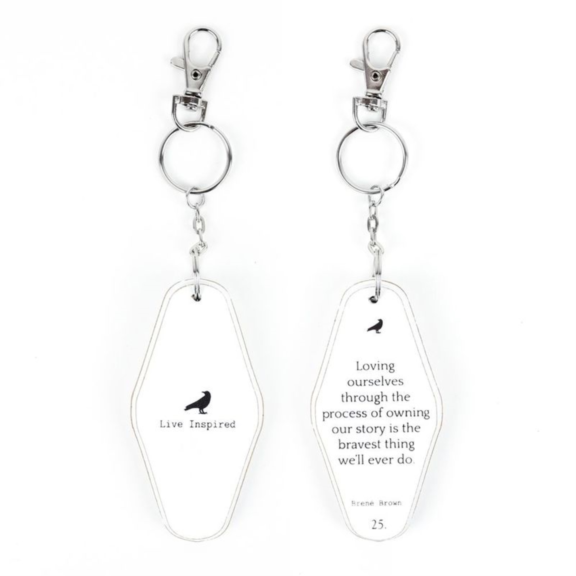 Adams & Co - 3.5" x 1.7" x 0.5" Reversible Wood Keychain (LOVING ...