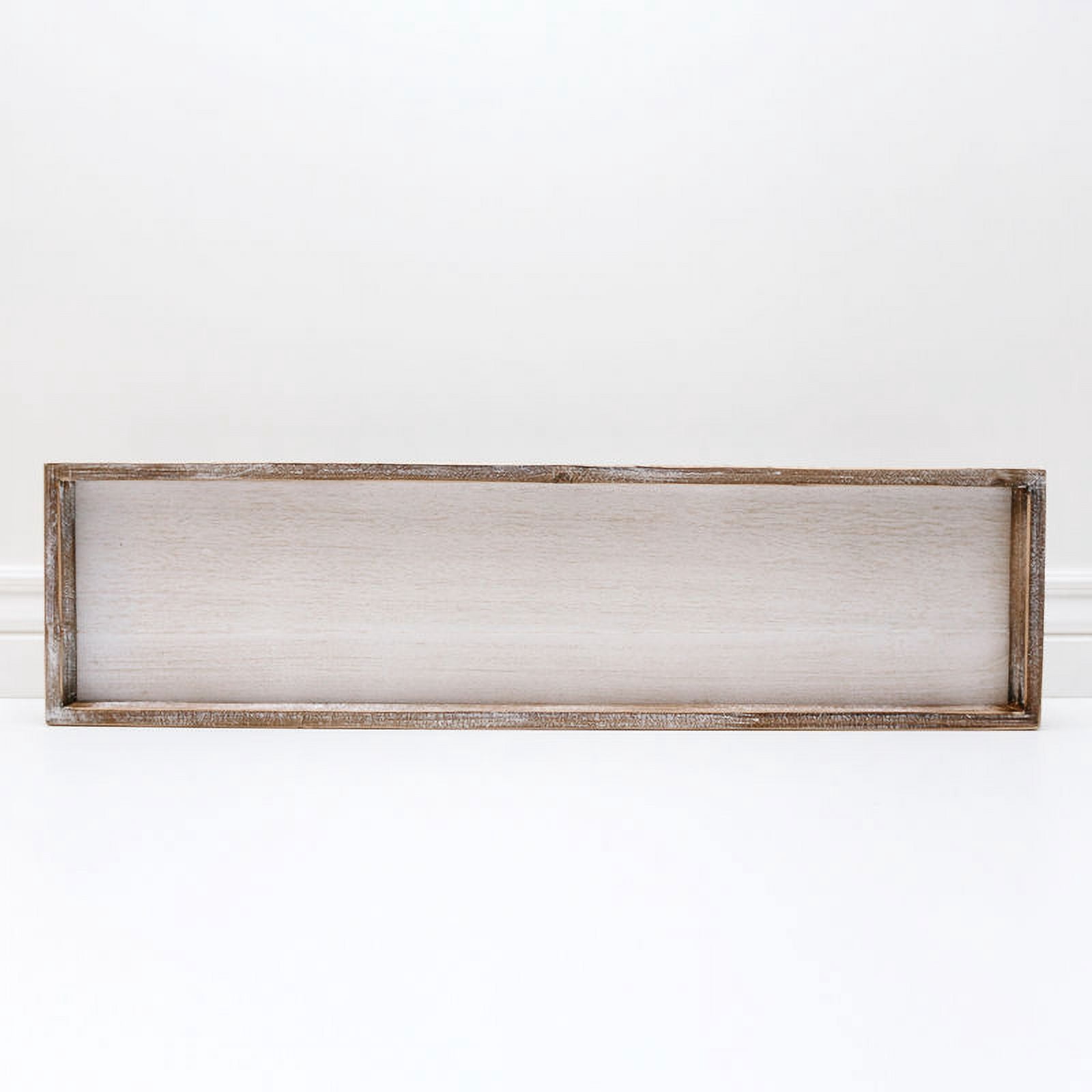 Adams & Co - 30" x 8" x 1.5" Wood Framed Sign w/White Insert - Walmart.com