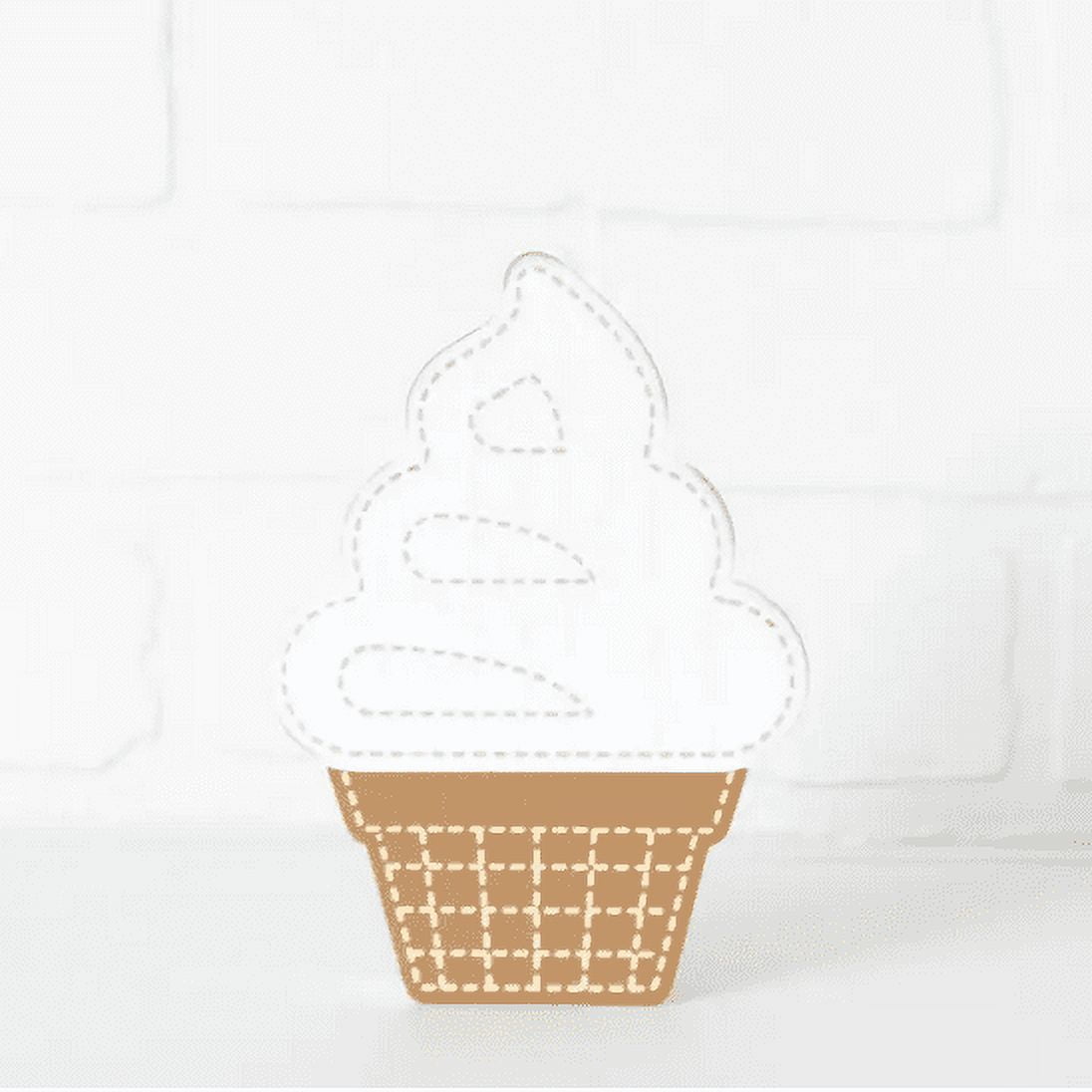 Adams & Co. Adams Summer Decor - Ice Cream Cone Chunky Wood Sitter ...