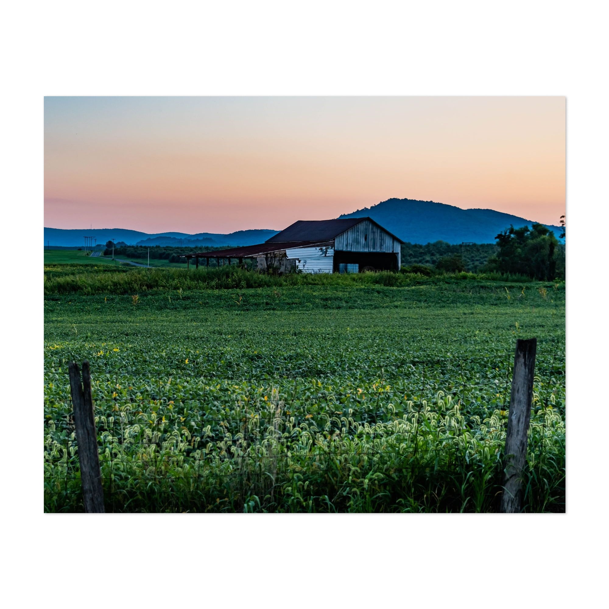 Adams County Farm at Sunset - Cashtown-McKnightstown Pennsylvania ...